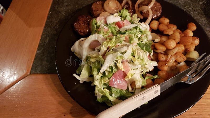 Meal time stock photo. Image of meal, andijviesalade - 167423952