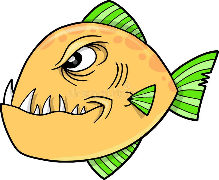 Mean Fish Stock Illustrations – 270 Mean Fish Stock Illustrations ...
