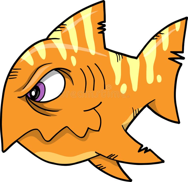 Mean Fish Stock Illustrations – 270 Mean Fish Stock Illustrations ...