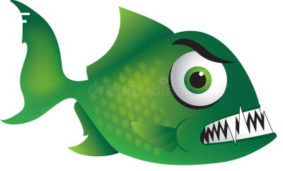 Mean Fish Stock Illustrations – 266 Mean Fish Stock Illustrations ...