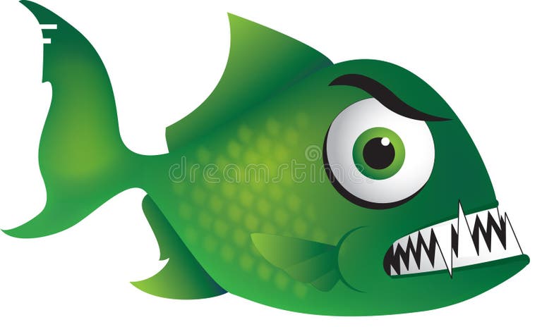 Mean Fish Stock Illustrations – 266 Mean Fish Stock Illustrations ...