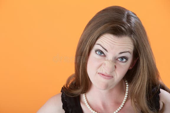 Mean Woman stock photo. Image of dress, mature, lady - 18500926