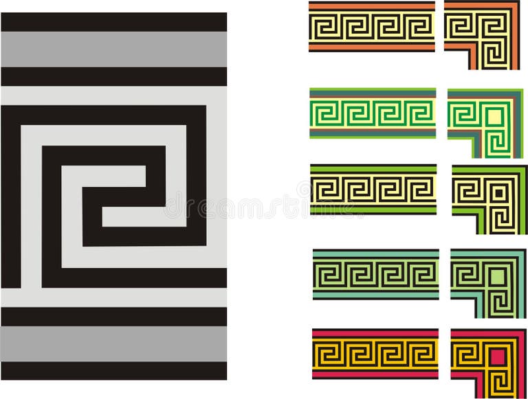 Meander Border Stock Illustrations – 7,650 Meander Border Stock ...