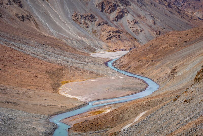 Meander river stock photo. Image of landscape, india - 205329646