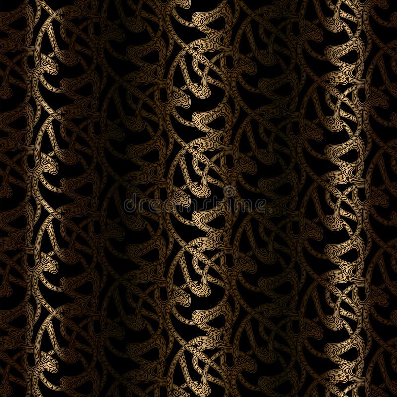 Meander seamless wallpaper stock illustration. Illustration of ...