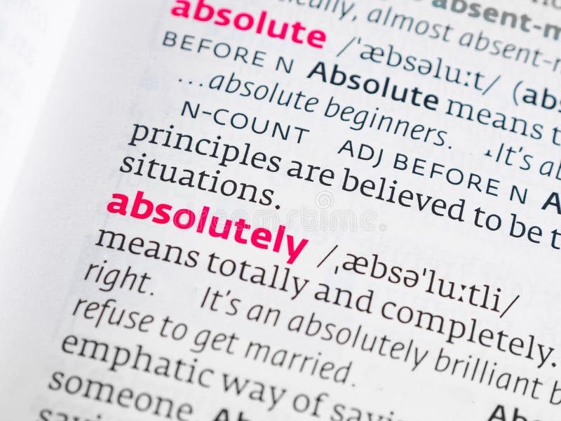 The Meaning Usage of the Word â€œABSOLUTELY,â€ Emphasizing Its Strength ...