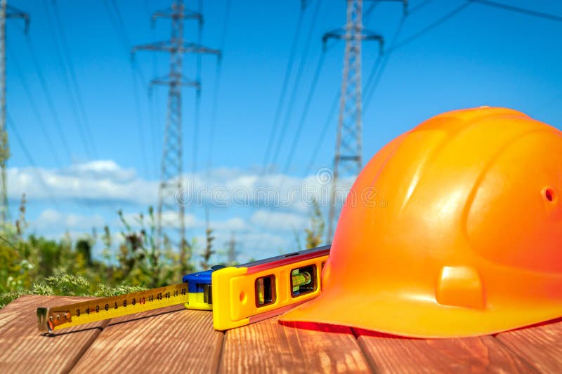 The Means of Protection of the Builder are Folded after Work on the ...