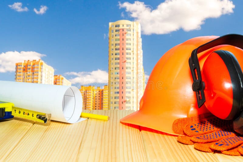 Means of Protection of the Builder and Tool are Folded after Work on ...