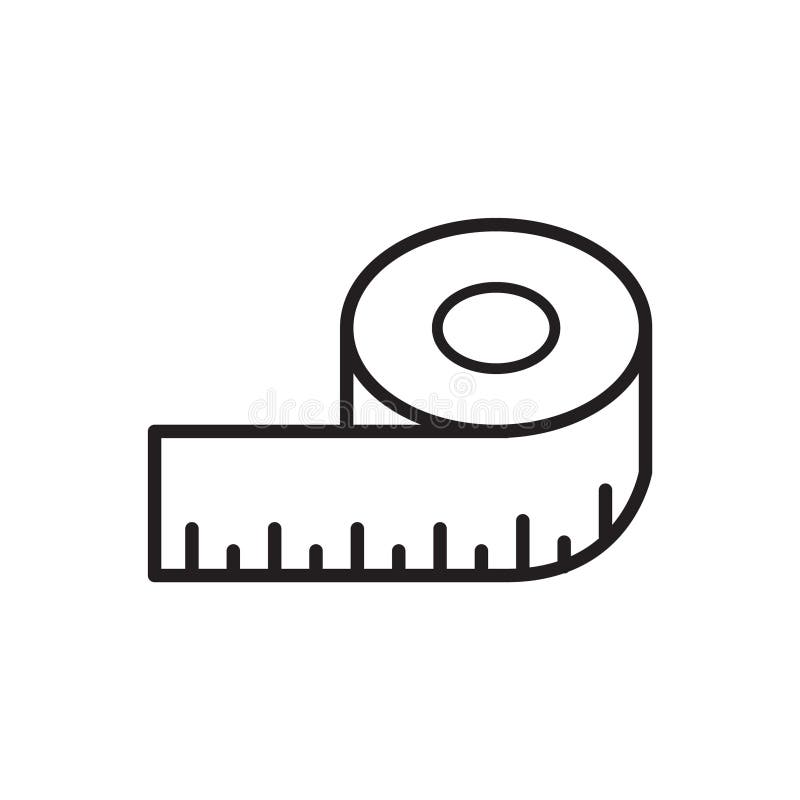 Measure Icon Vector Logo Design Template Stock Vector - Illustration of ...