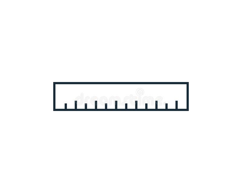 Measure Ruler Icon Design Template Elements Stock Vector - Illustration ...