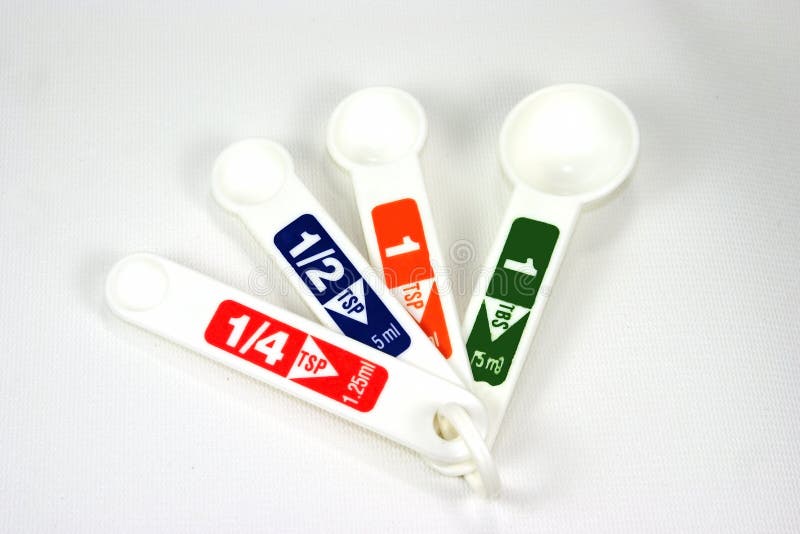 Measure Spoons 2 stock image. Image of gadget, baking, tools - 566587