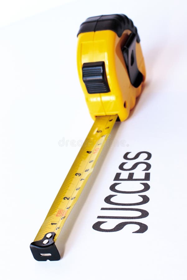 Measure of Success stock photo. Image of metaphor, yellow - 261386