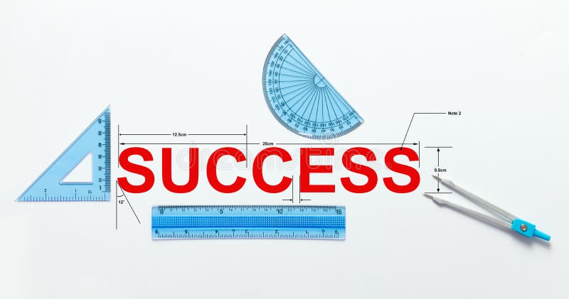 Measure of Success stock photo. Image of metaphor, yellow - 261386