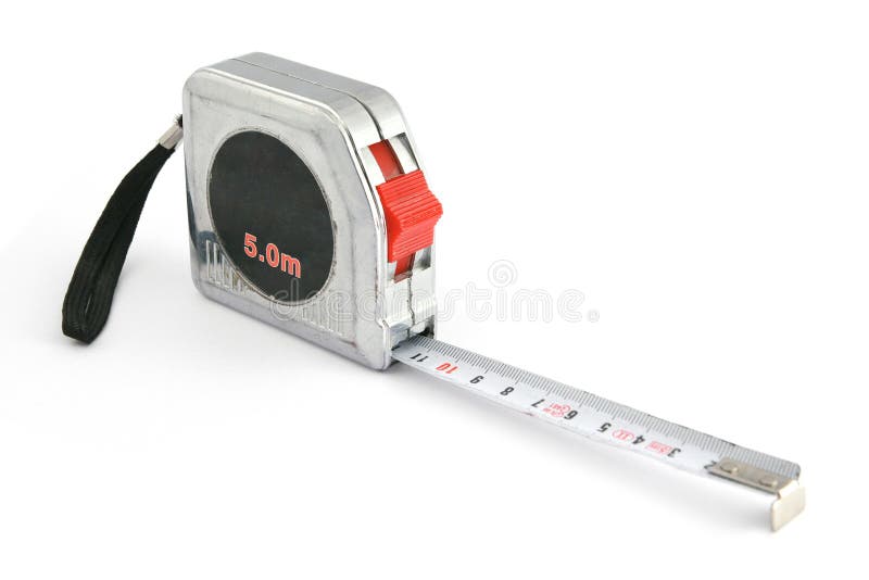 Measure tape stock image. Image of accuracy, meter, tool - 3977965