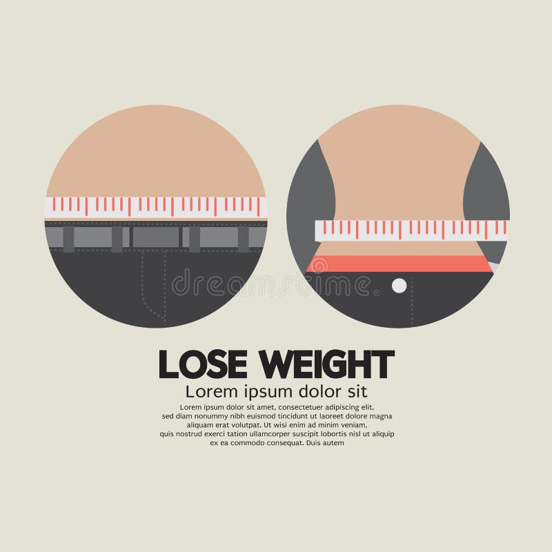 Measuring Body Size stock vector. Illustration of nutrition - 2623083