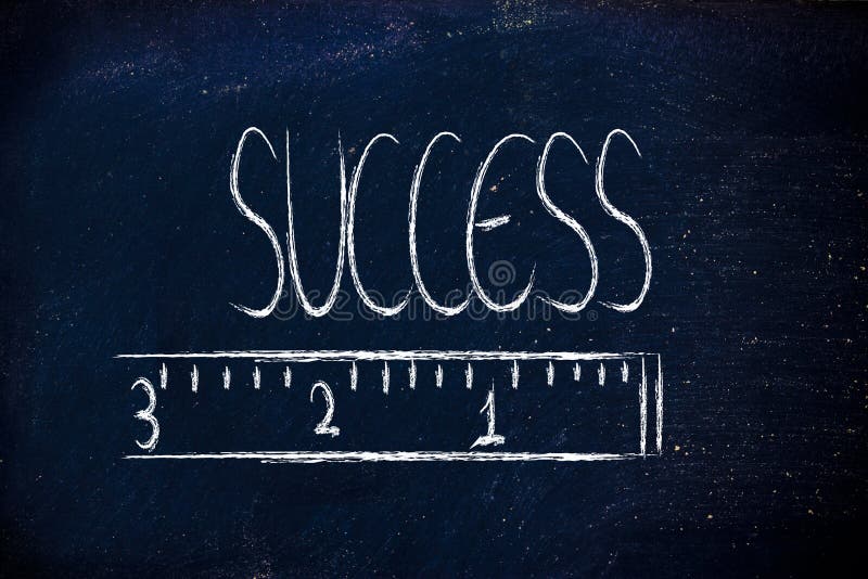 Measure your success stock image. Image of ability, idea - 35006565