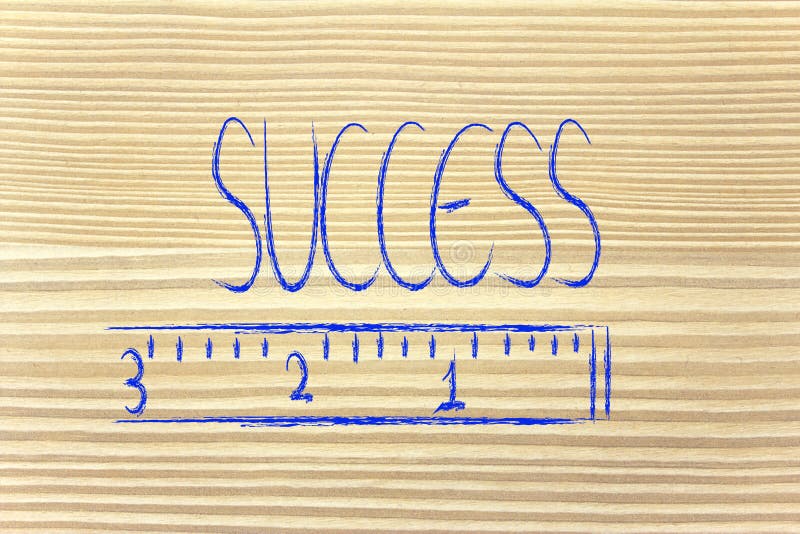 Measure your success stock photo. Image of earning, mission - 35006696