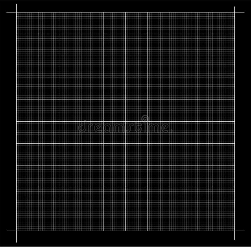 Measured Grid. Graph Plotting Grid. Corner Ruler with Measurement ...