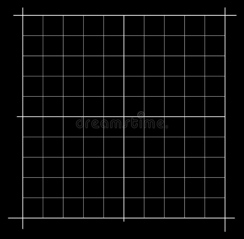 Measured Grid. Graph Plotting Grid. Corner Ruler with Measurement ...