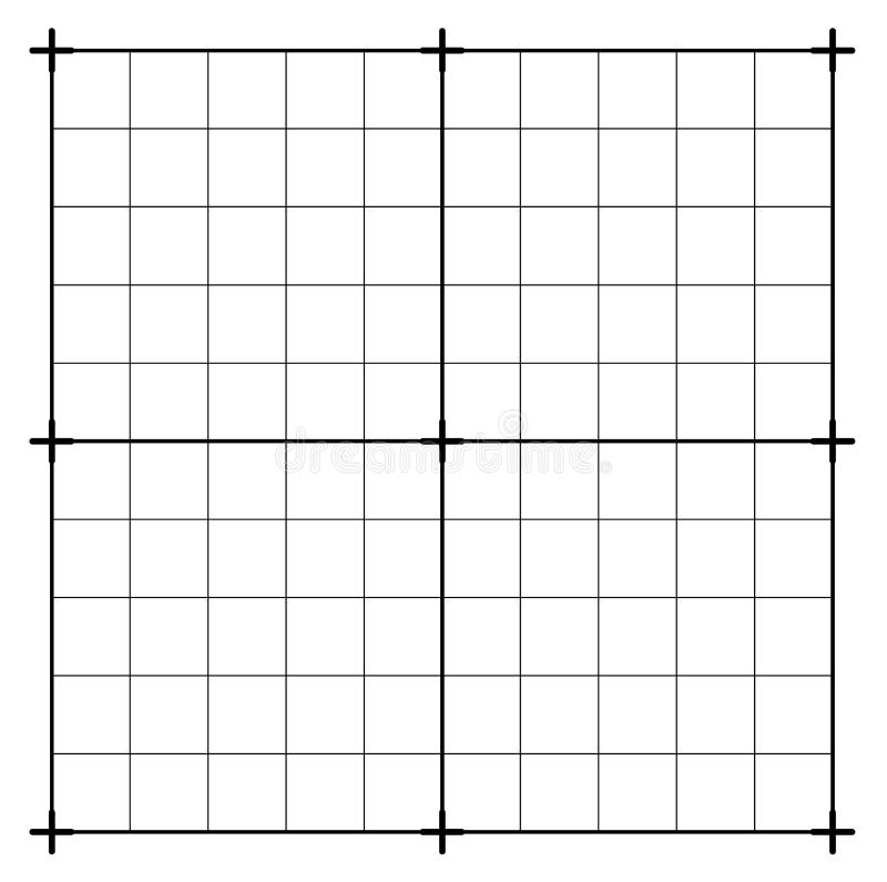 Measured Grid. Graph Plotting Grid. Corner Ruler with Measurement ...