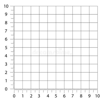 Measured Grid. Graph Plotting Grid Stock Vector - Illustration of close ...