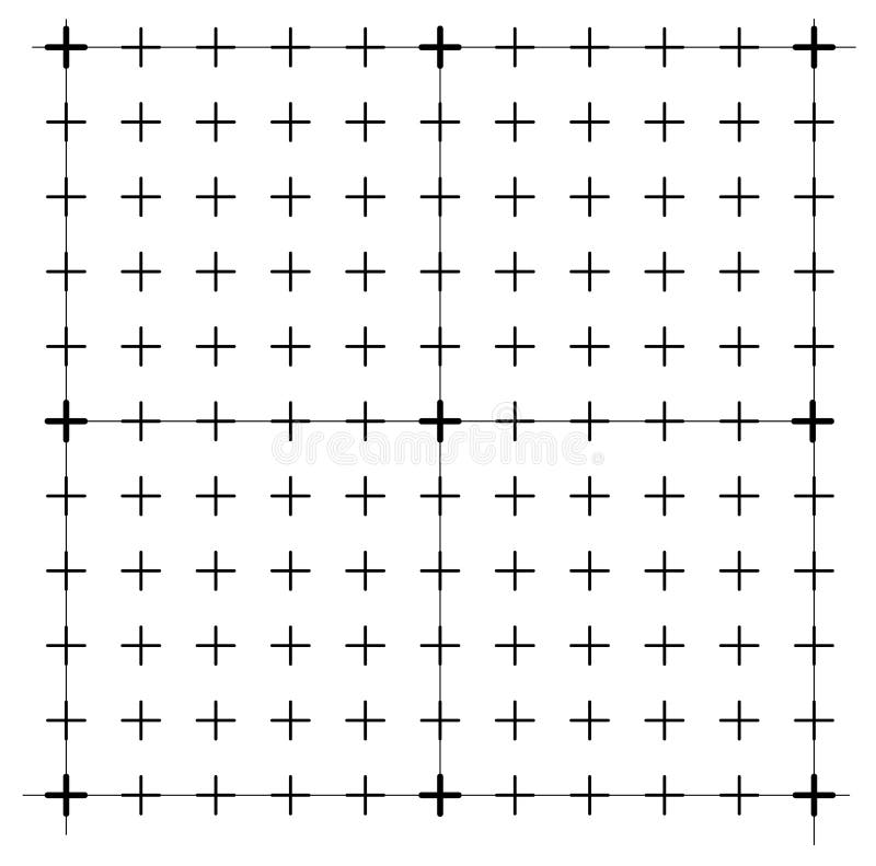 Measured Grid. Graph Plotting Grid. Corner Ruler With Sets Of ...