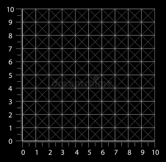 Measured Grid. Graph Plotting Grid Stock Vector - Illustration of ...