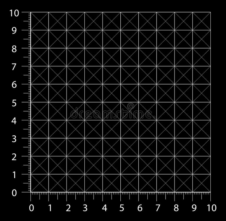 Measured Grid. Graph Plotting Grid Stock Vector - Illustration of ...