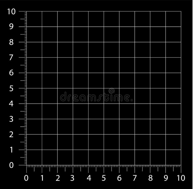 Measured Grid. Graph Plotting Grid Stock Vector - Illustration of ...
