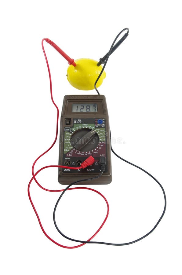 Volt Meter with cables stock image. Image of industrial - 1715815