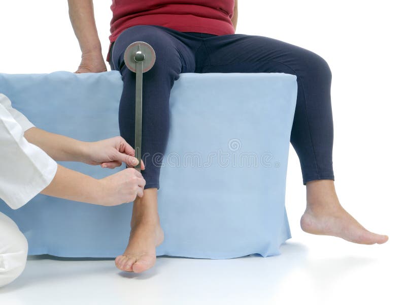 Measurement of Hip Joint External Rotation Stock Image - Image of human ...