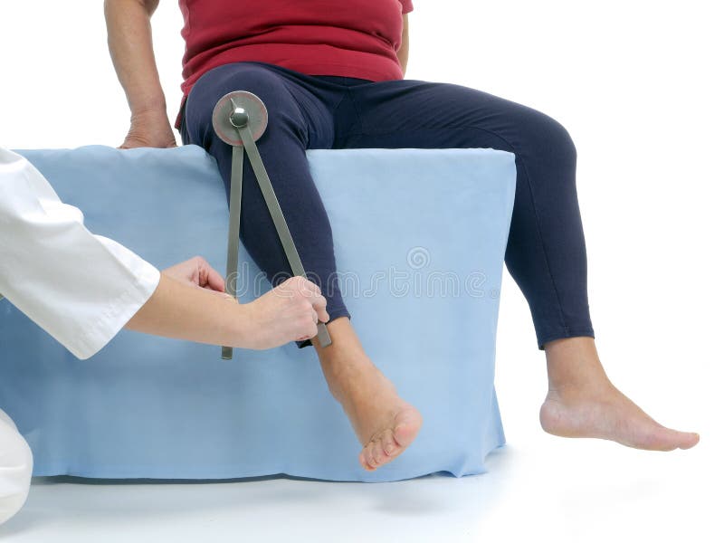 Measurement of Hip Joint External Rotation Stock Photo - Image of ...