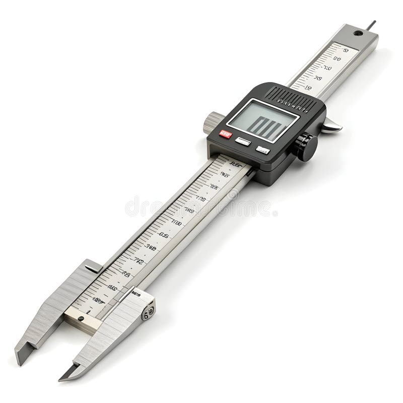 Measurement Icon 3D Render Isolated on White Background Stock ...