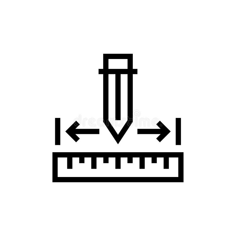 MEASUREMENT Icon in Vector. Logotype Stock Illustration - Illustration ...