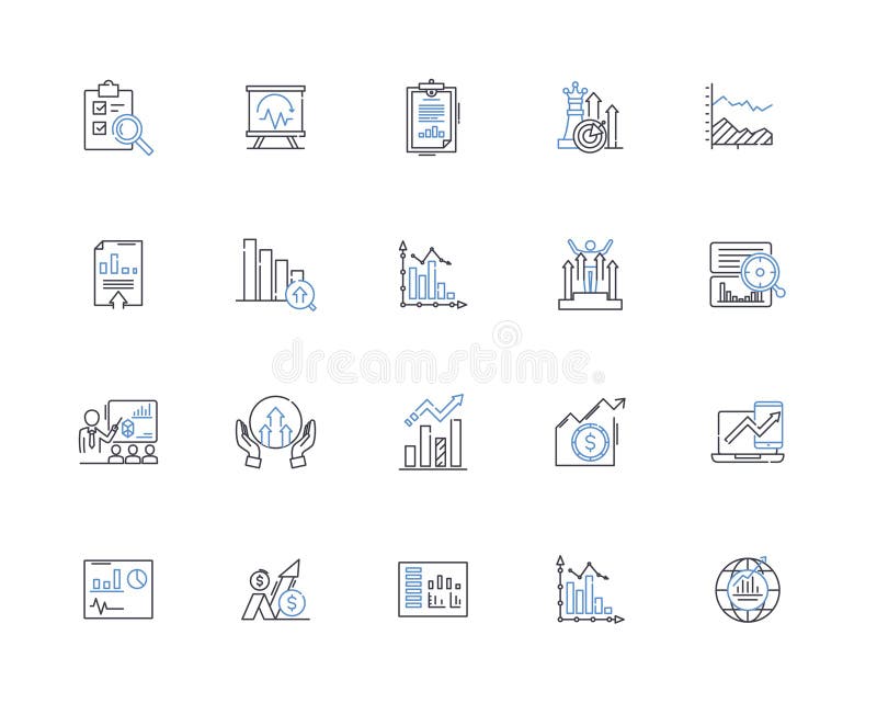 Measurement Line Icons Collection. Precision, Scale, Calibration ...