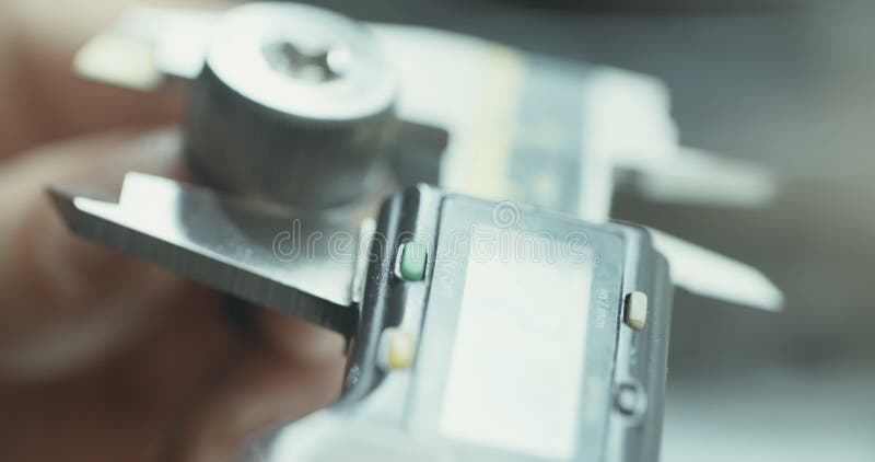 Metal Measurement Process. Media. Working in a Large Metalworking ...