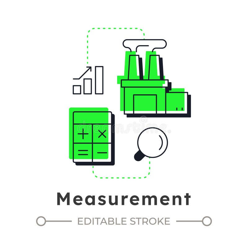 Measurement Modern Linear Concept Icon Stock Illustration ...