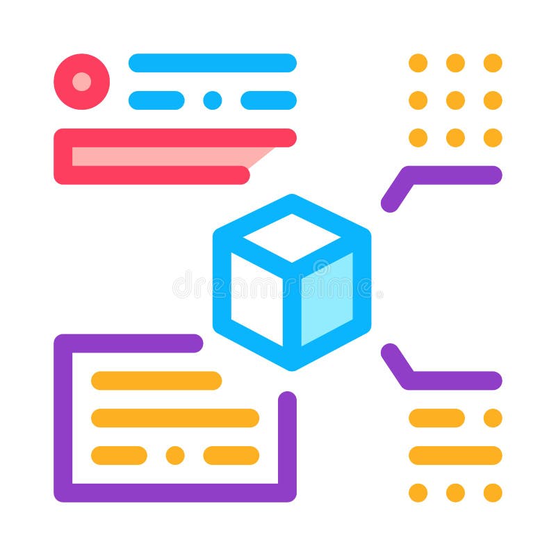 Measurement of Parameters of Parcel Icon Vector Outline Illustration ...
