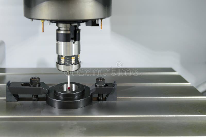 The Measurement probe stock photo. Image of machining - 99618116