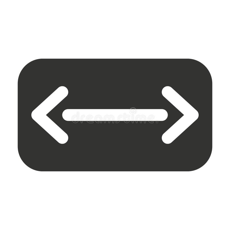 Measurement Ruler Icon. User Interface, Width Vector Illustration Stock ...