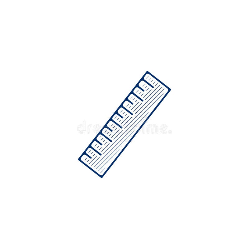 Measurement Ruler Icon. Measurement Ruler Line Icon Stock Vector ...