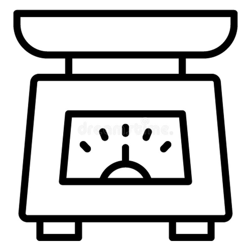 Measurement Scale Isolated Vector Icon Fully Editable Stock Vector ...