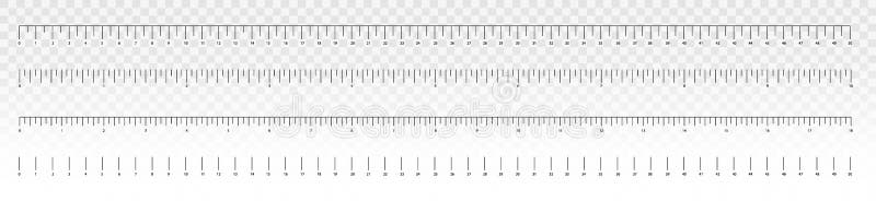 Measurement Scale, Markup for a Ruler. Measuring Tool. Size Indicator ...