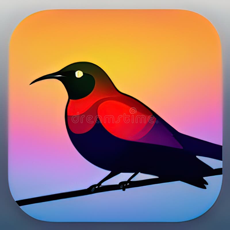 Measurement Software App Style Icon. Generative AI. Stock Illustration ...