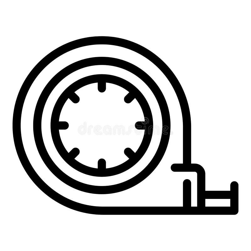 Measurement Tape Icon, Cartoon Style Stock Illustration - Illustration ... Measurement Tape Icon, Cartoon Style Stock Illustration - Illustration ...