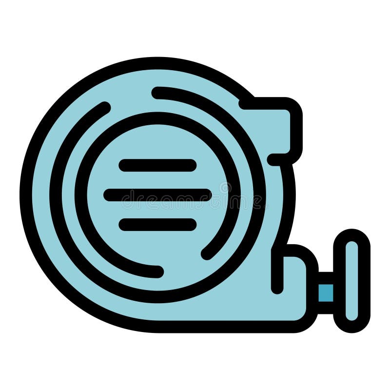 Measurement Tape Icon Vector Flat Stock Vector - Illustration of ...