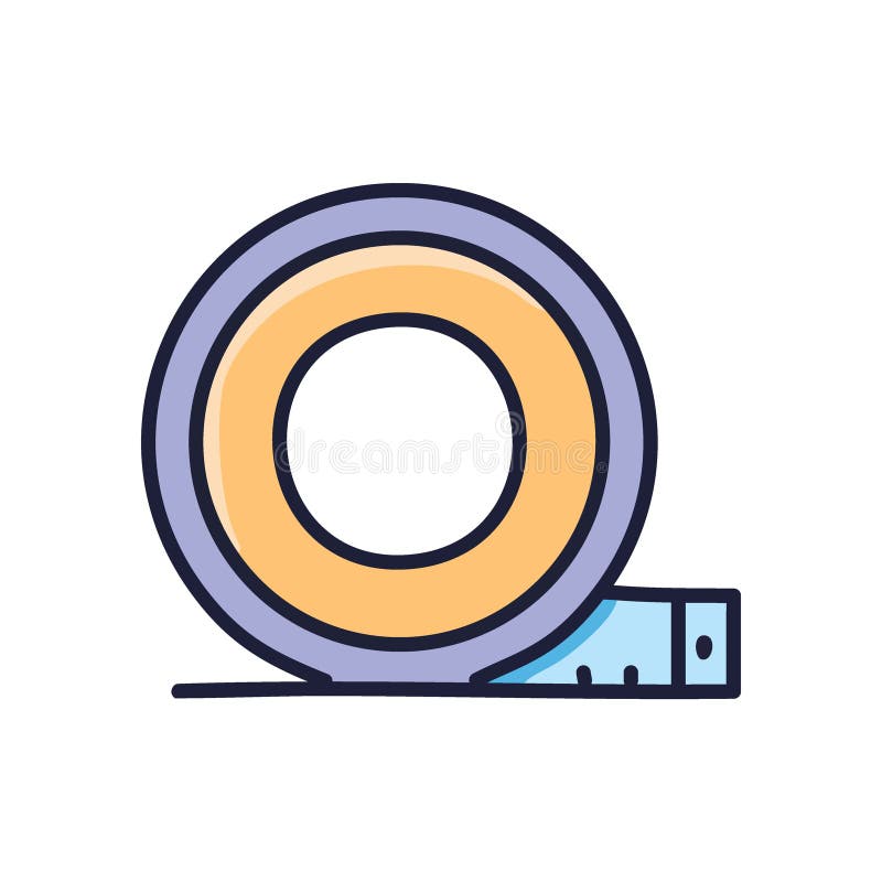 Measurement Tape Roll. Measurement Tape with Ruler, Used for Measuring ...