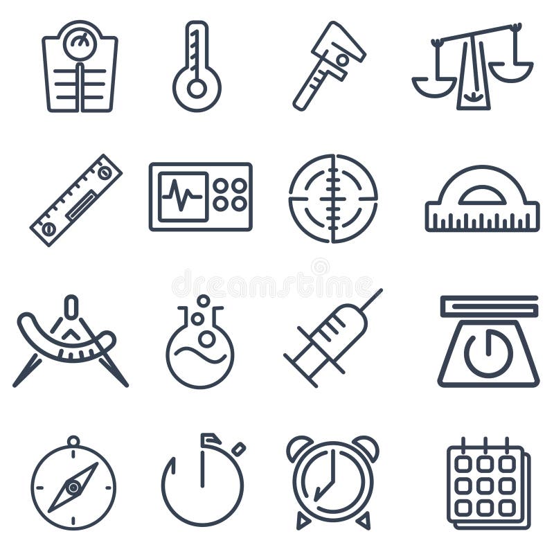 Measurement tools pack stock illustration. Illustration of date - 50756730