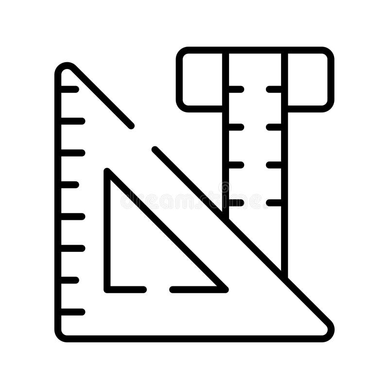 Measurement Tools, Rulers Vector Design in Trendy Style Stock Vector ...
