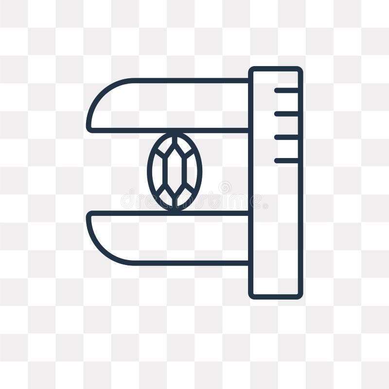 Measurement Vector Icon Isolated on Transparent Background, Meas Stock ...